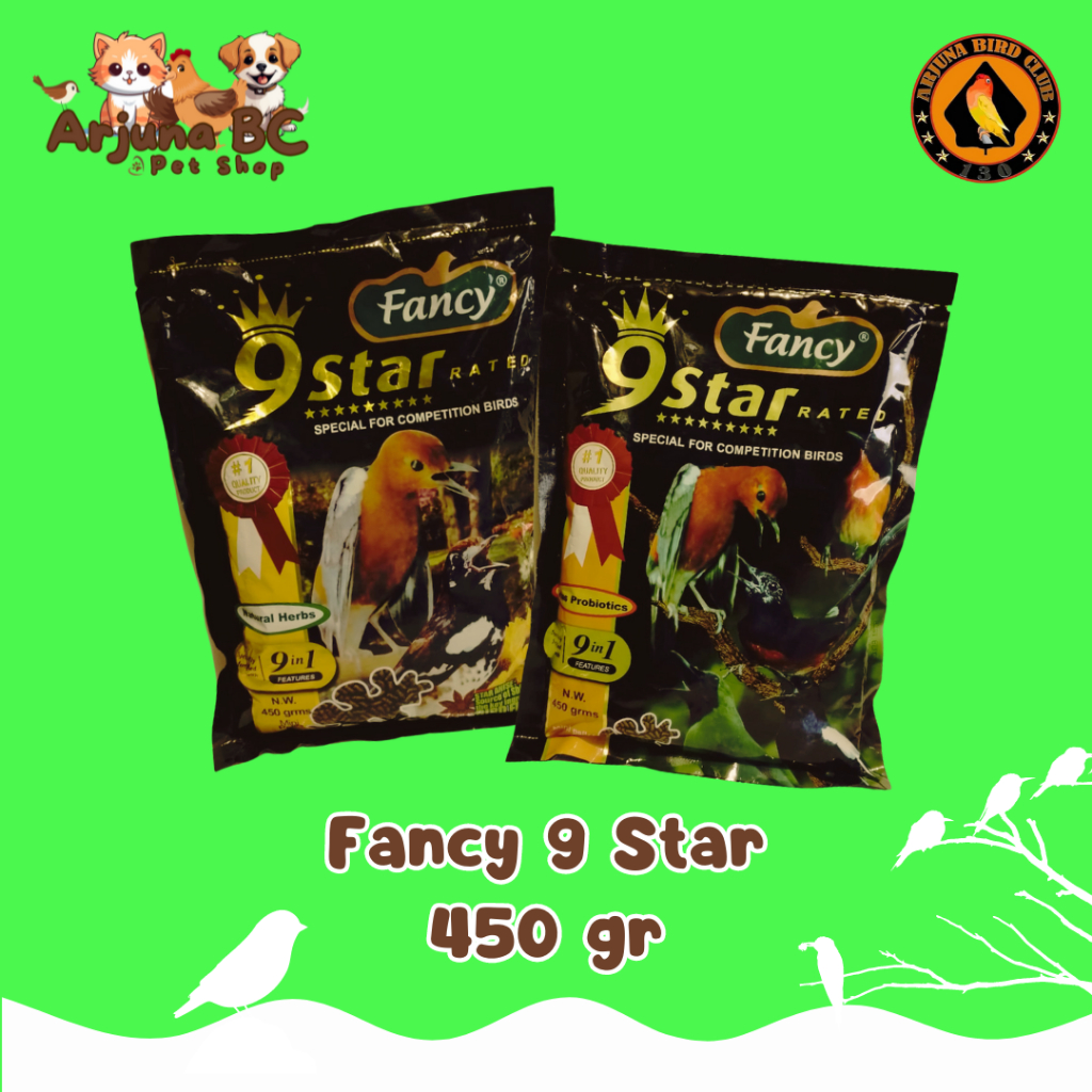 Jual Fancy 9 Star 450 gr | Makanan Burung | Shopee Indonesia