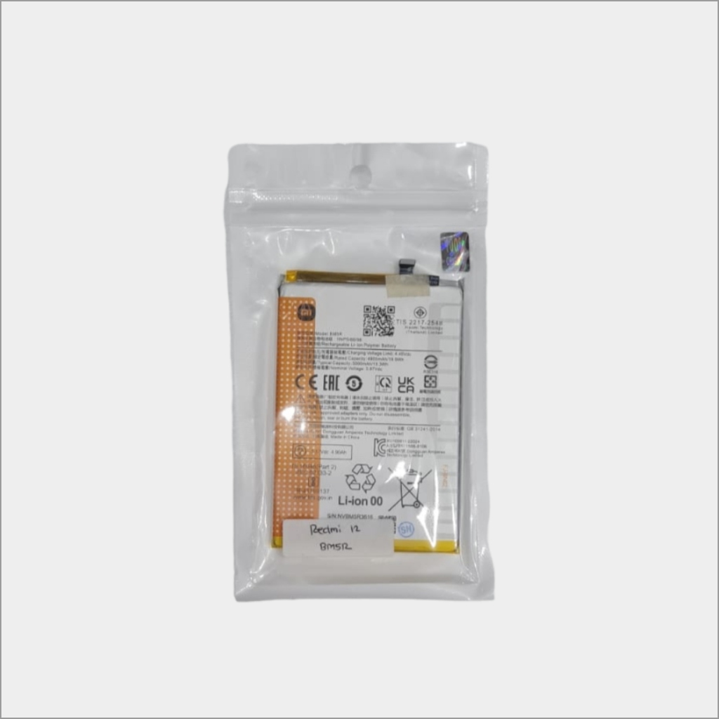 Jual Baterai Xiaomi Redmi 12 Batre Redmi 12 4G Baterai Redmi 12 BM5R ...