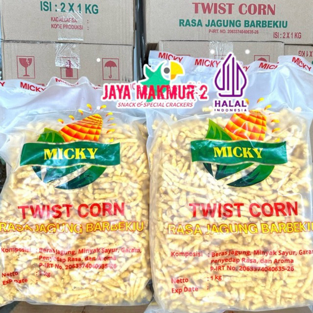 Jual 1kg twist corn jagung bakar original tes | Shopee Indonesia