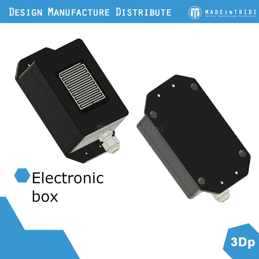 Jual Madeintridi casing Rain sensor electronic box case Outdoor rain ...