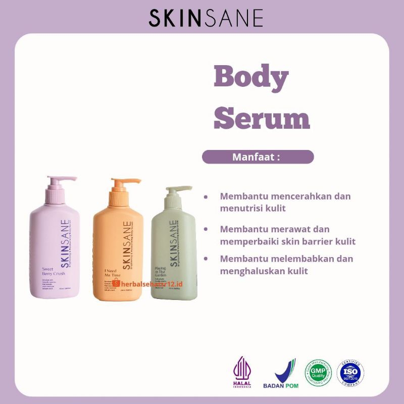 Jual SKINSANE SR12 - Brightening & Moisturizing Body Serum Pencerah ...