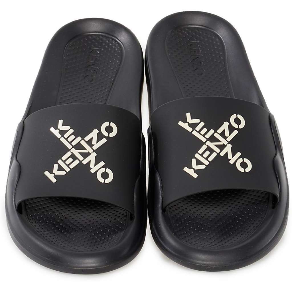 Jual KENZO Sandal Logo X Black ( 100% Authentic ) | Shopee Indonesia