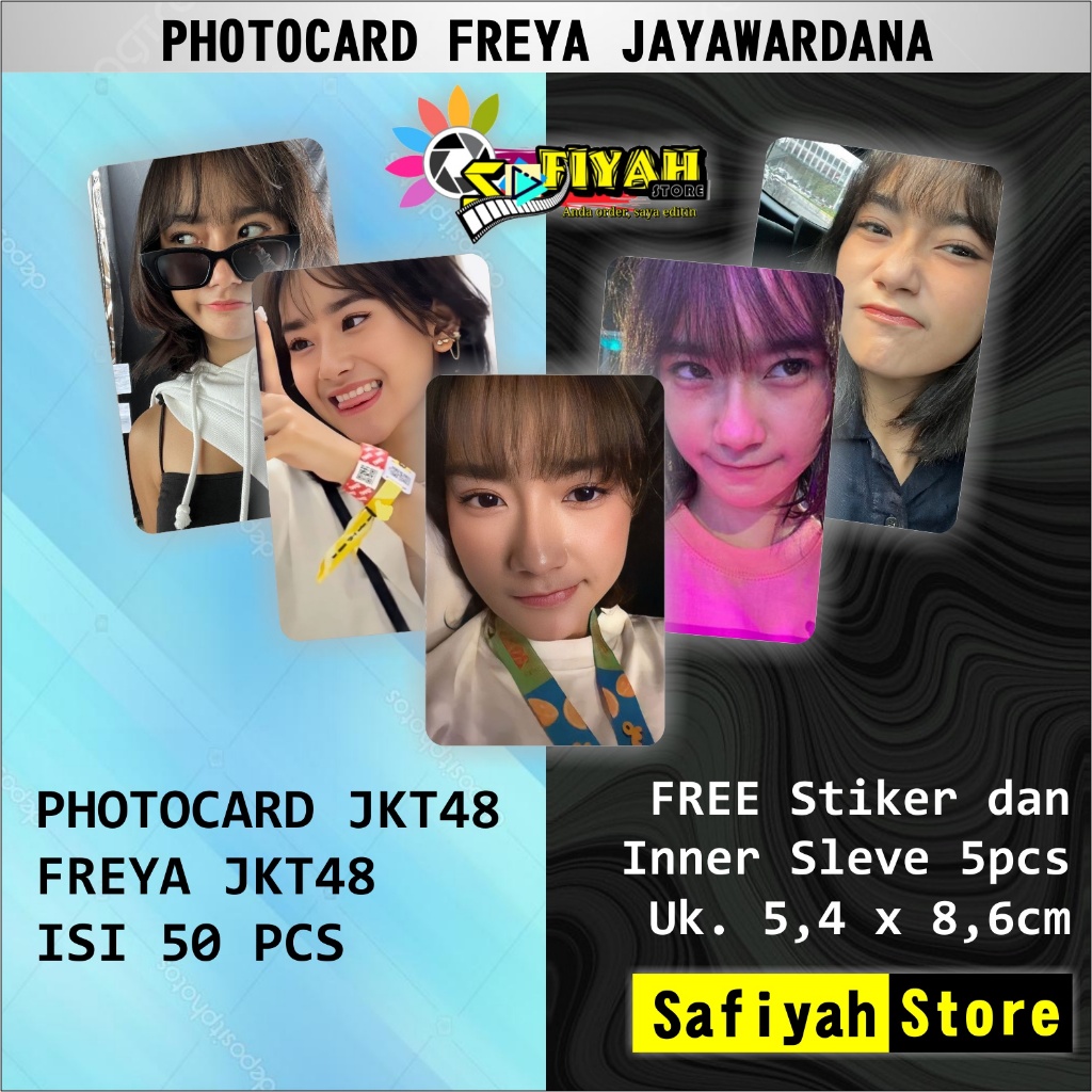 Jual Photocard Freya Jayawardana JKT48 isi 50 Pcs Unofficial | Bonus ...