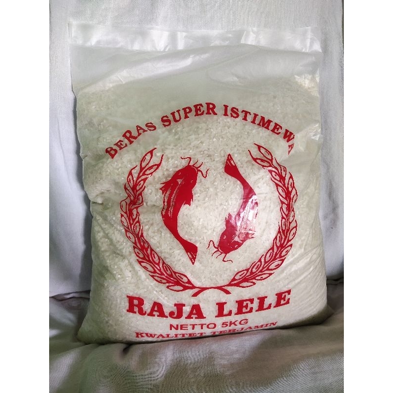 Jual Beras lokal baru panen cap Raja Lele PROMO 5KG | Shopee Indonesia
