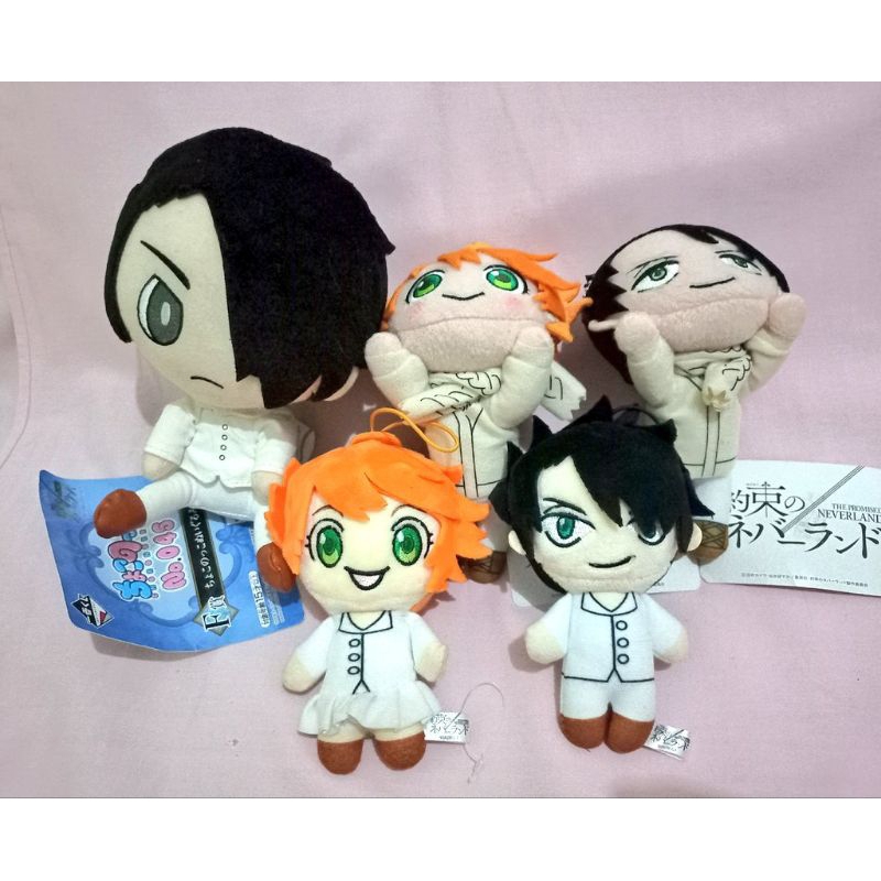 Jual Yakusoku no Neverland The Promised Neverland Ray Emma Anime Plush ...