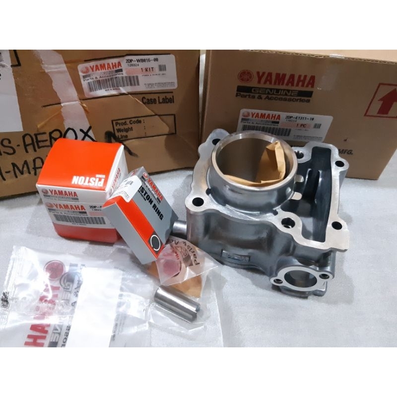 Jual kas cylinder blok dan piston kit yamaha nmax old aerox old original YGP 2DP | Shopee Indonesia