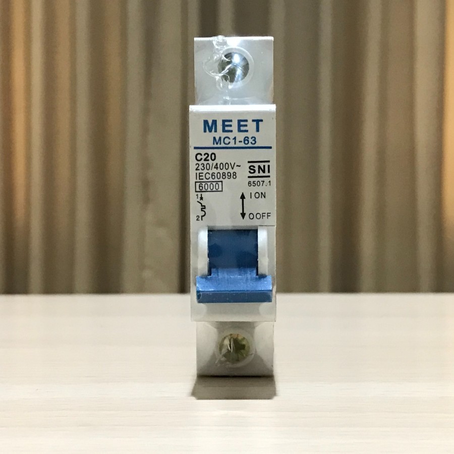 Jual PEMUTUS LISTRIK MINIATURE CIRCUIT BREAKER MCB 20A 20 AMPERE MEET ...