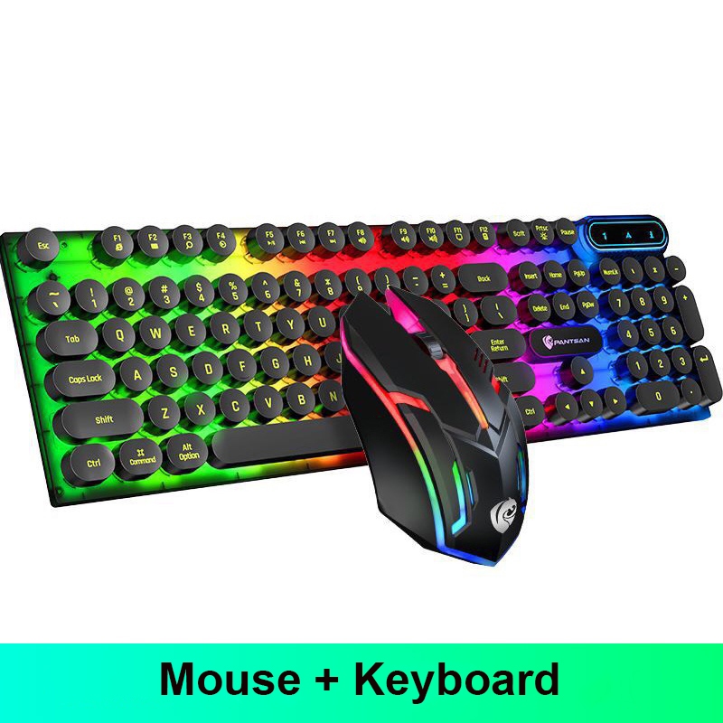 Jual Keyboard Gaming and Mouse Mechanical RGB led/Set Mouse Dan Keycaps ...
