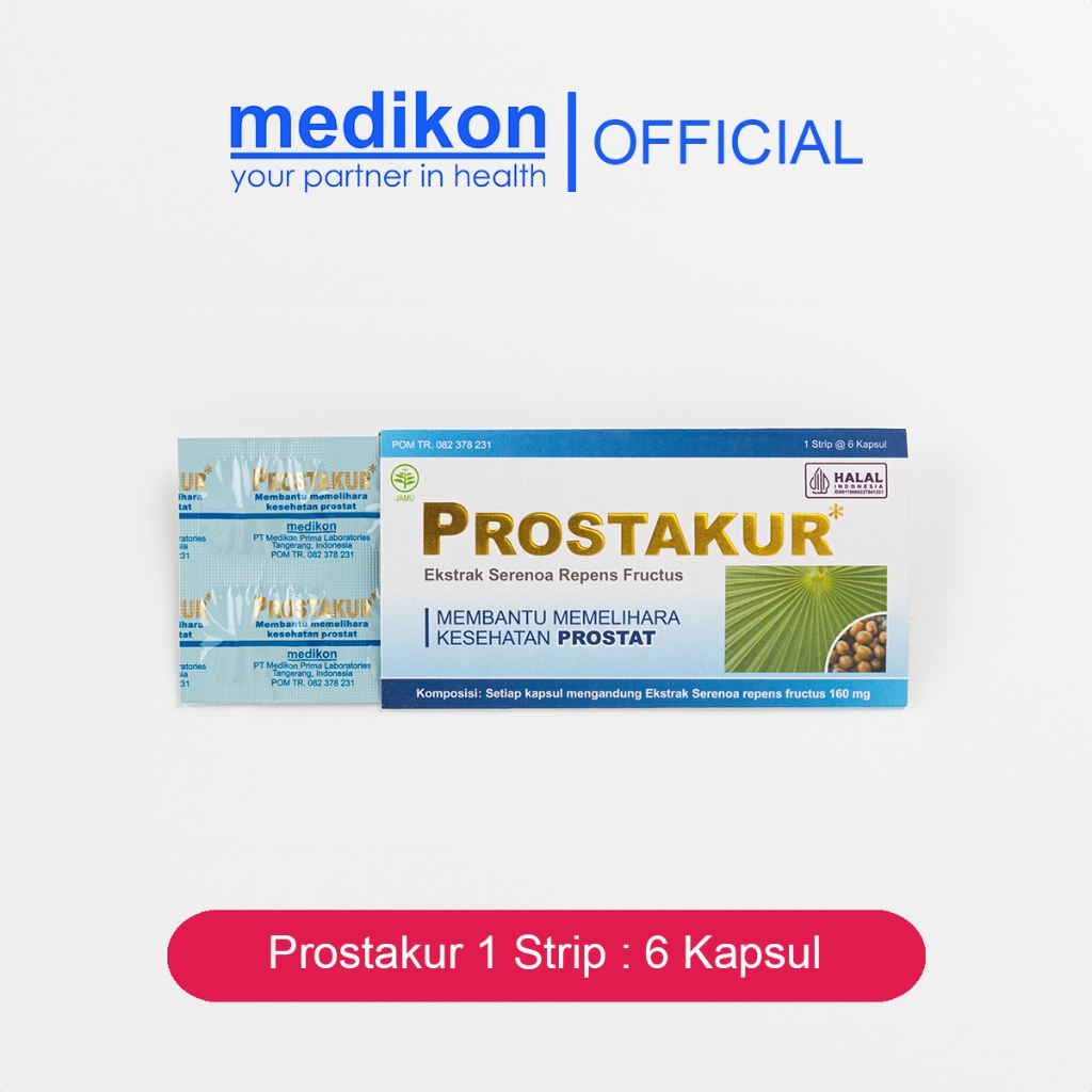 Jual Medikon Prostakur Strip (1 Strip x 6 Kaplet) | Shopee Indonesia