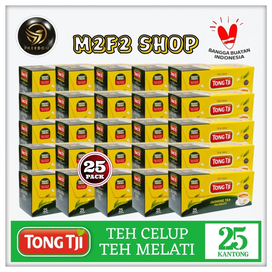 Jual Tong Tji Original Jasmine Tea Bag | Teh Celup Melati Isi 25 ...