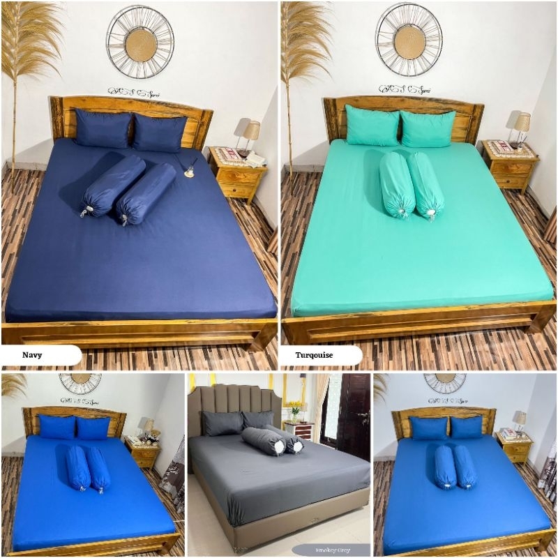 Jual Sprei Polos Sprei Polos NON embos Sprei Polos Korea Aestethic ...