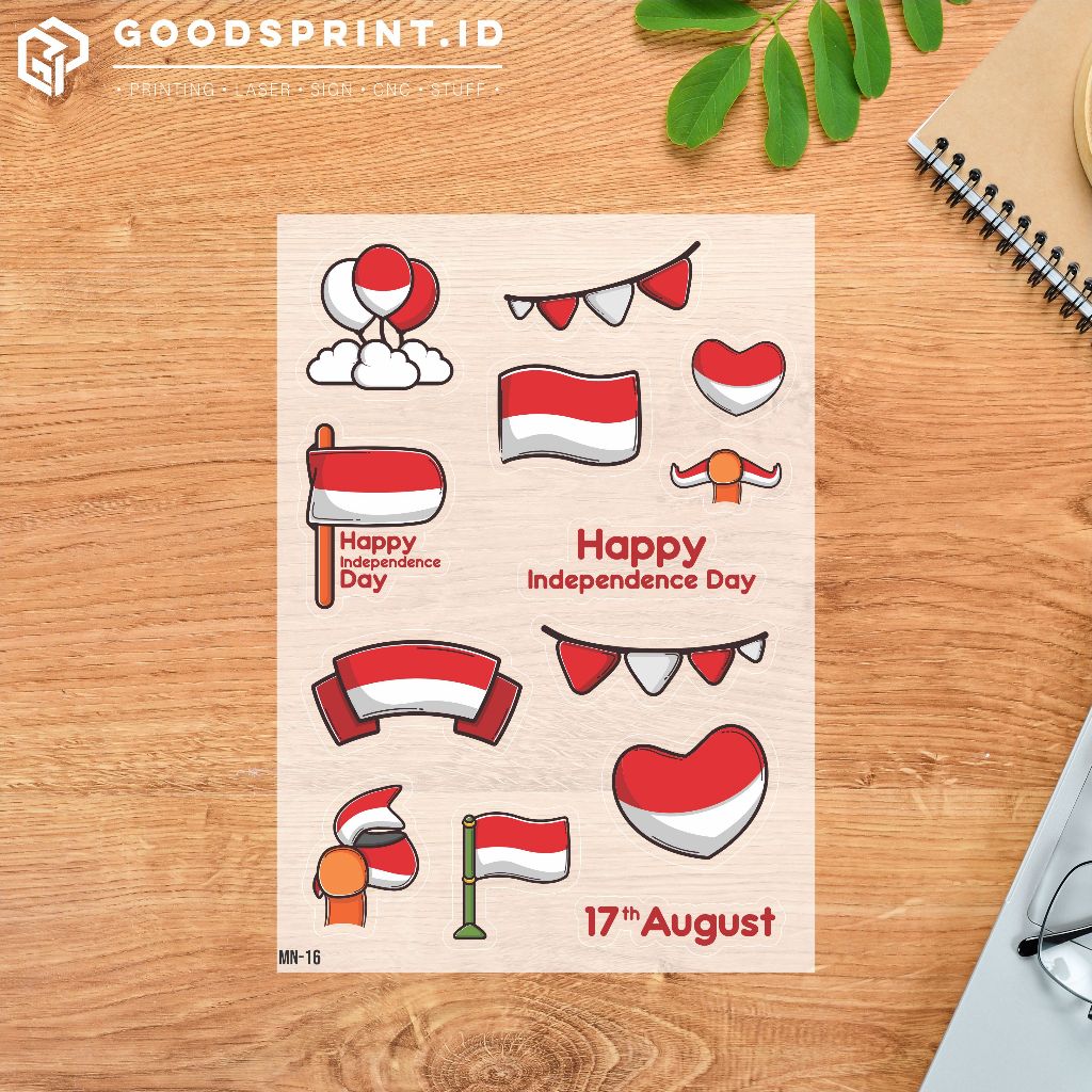 Jual Sticker Pack Bendera Indonesia Stiker Helm Sticker Sheet Bendera ...