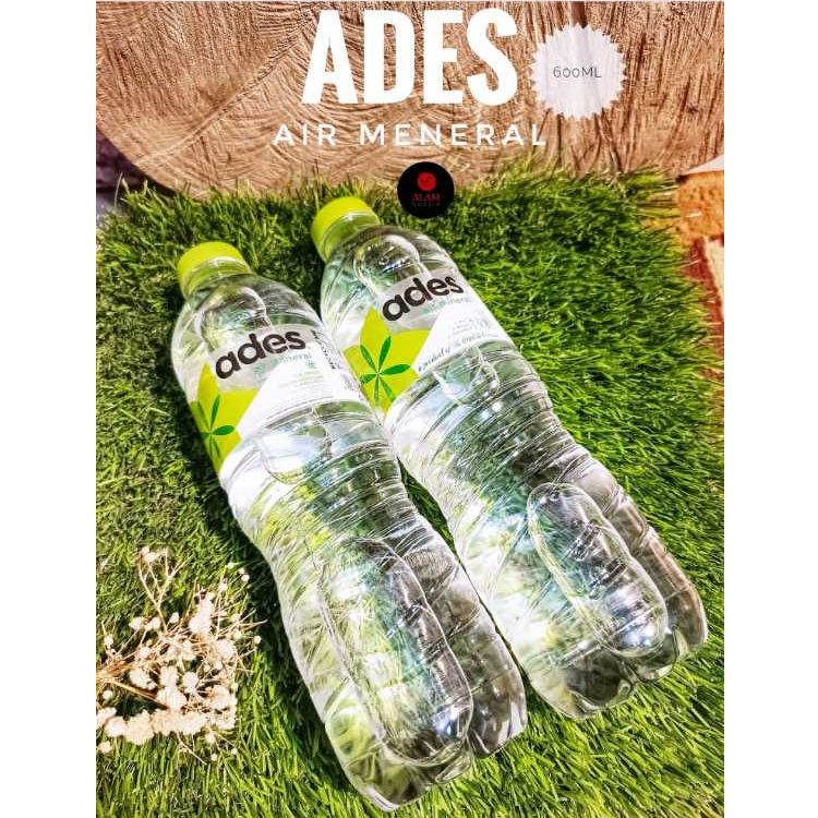 Jual ADES Air Mineral 600ml, 1 kardus isi 24pcs | Shopee Indonesia