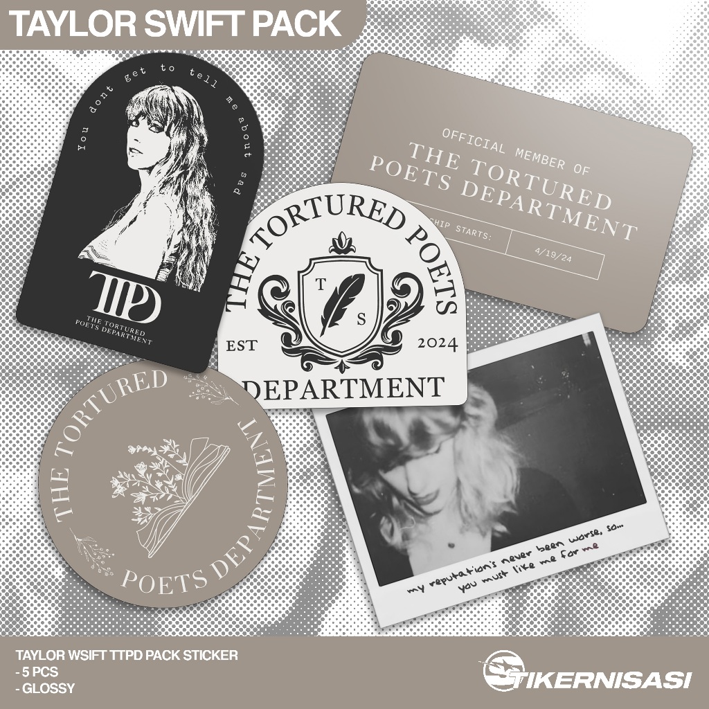 Jual Sticker Taylor Swift TTPD | Shopee Indonesia