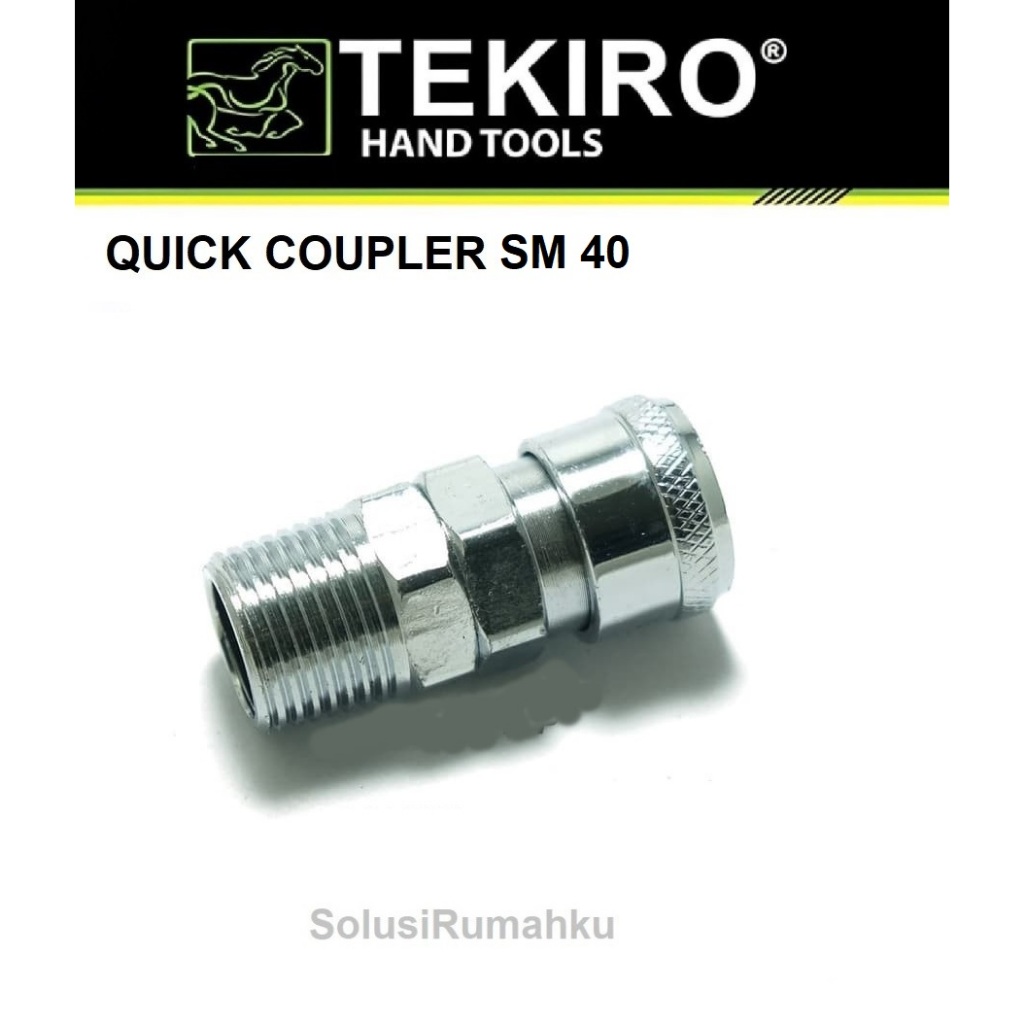 Jual Tekiro Quick Coupler Angin SM40 SM 40 / Nepel Selang Kompresor / Nipel Sambungan Fitting ...