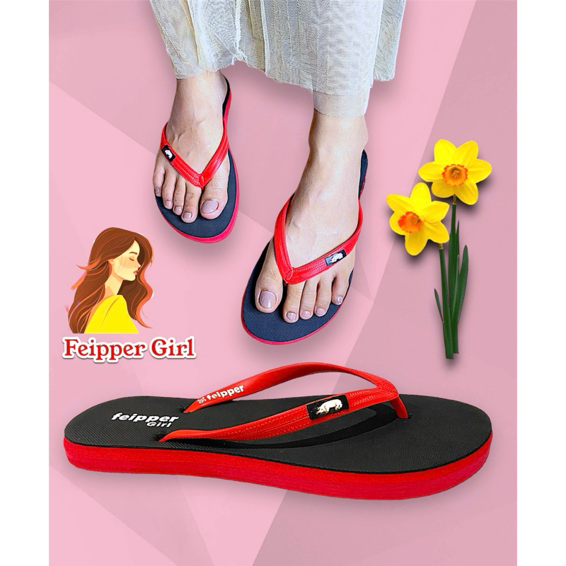 Jual Feipper Girl Slim Sandal Wanita Anggun Sendal Jepit Cewek Santai ...