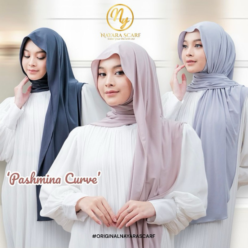 Jual Hijab Pashmina Curve Inner Menutup Leher Jersey Korea Nadine ...