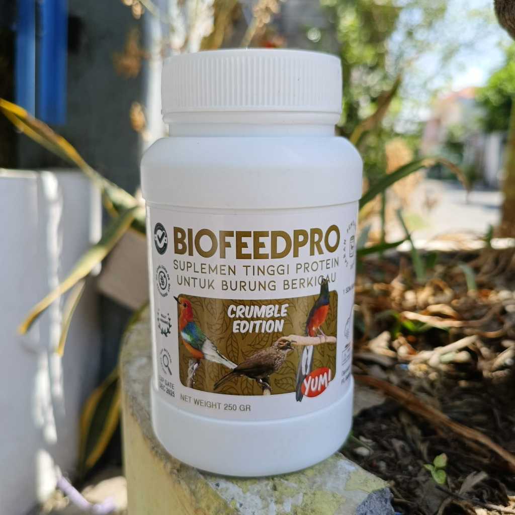 Jual BIOFEEDPRO CRUMBLE Pakan pengganti kroto & jangkrik untuk burung ...