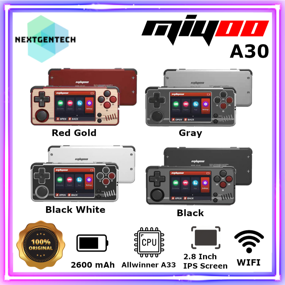 Jual Miyoo A30 Mini Handheld Retro Game Console Portable | Shopee Indonesia