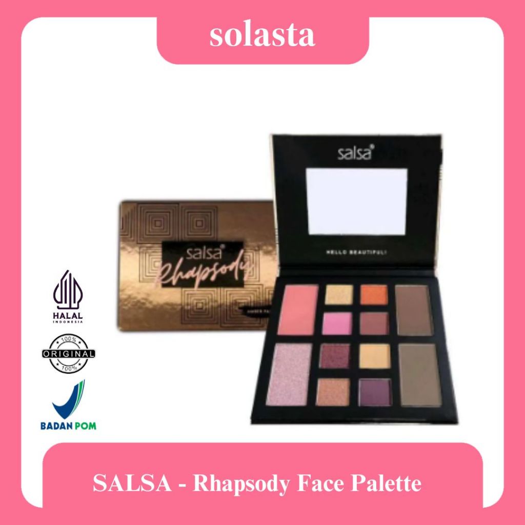 Jual Solasta - SALSA RHAPSODY FACE PALETTE | Shopee Indonesia
