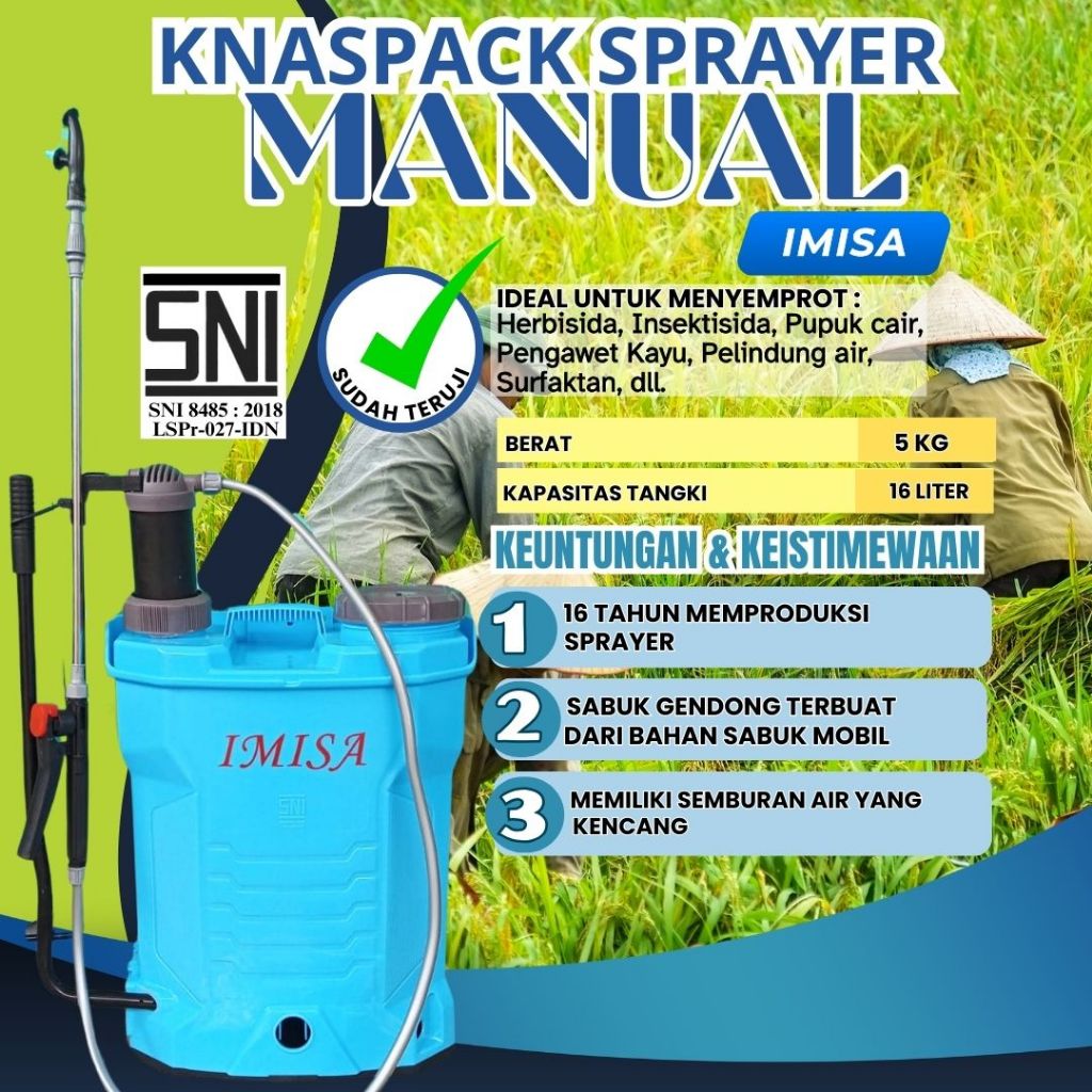 Jual Sprayer 16 liter manual semprotan hama manual / sprayer manual ...