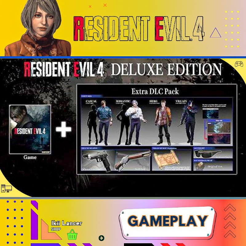 Jual Resident Evil 4 Remake Deluxe Edition (2023) - PC LAPTOP GAMES - ORIGINAL WINDOWS | Shopee ...