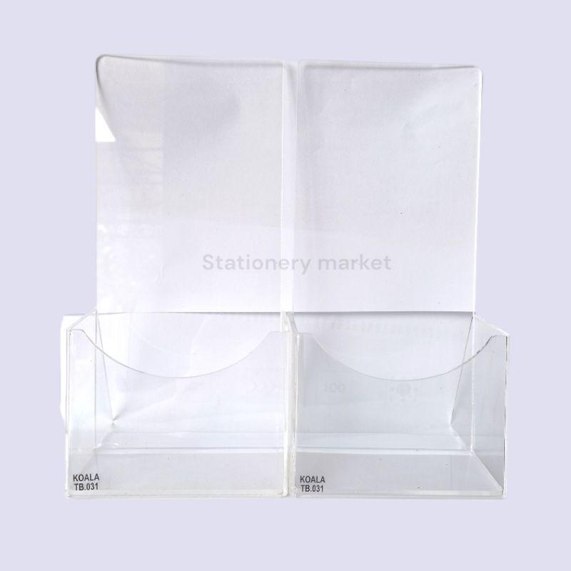 Jual Brosur Akrilik Tent / Acrylic stand brosur / Tempat brosur Akrilik ...