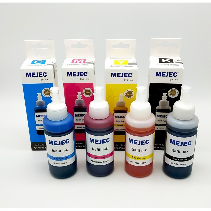 Jual ORIGINAL MEJEC tinta printer CANON EPSON UNIVERSAL 100ml CMYK ...