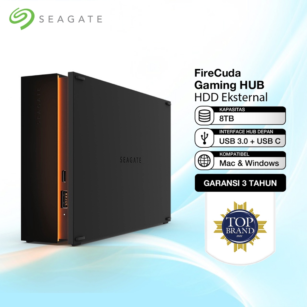 Jual Seagate FireCuda Gaming Hub 8TB USB3.0 Hardisk Eksternal | Shopee ...