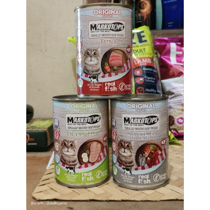 Jual Markotops 1 DUS ISI 24 KALENG Makanan Basah Kucing Markotop Kaleng ...