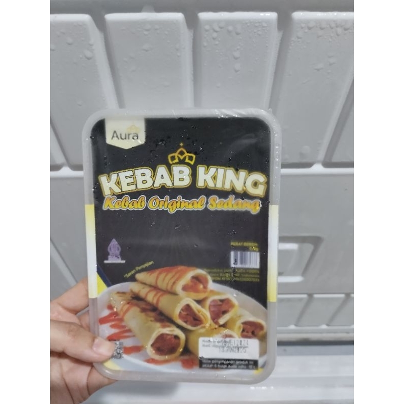 Jual Aura Kebab King Kebab Original Sedang isi 8 uk 350gr | Shopee ...