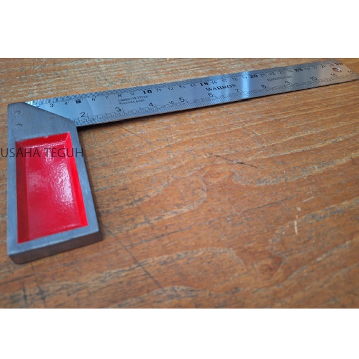 Jual Siku tukang Besi 12" Warron / Siku Meter Besi | Shopee Indonesia