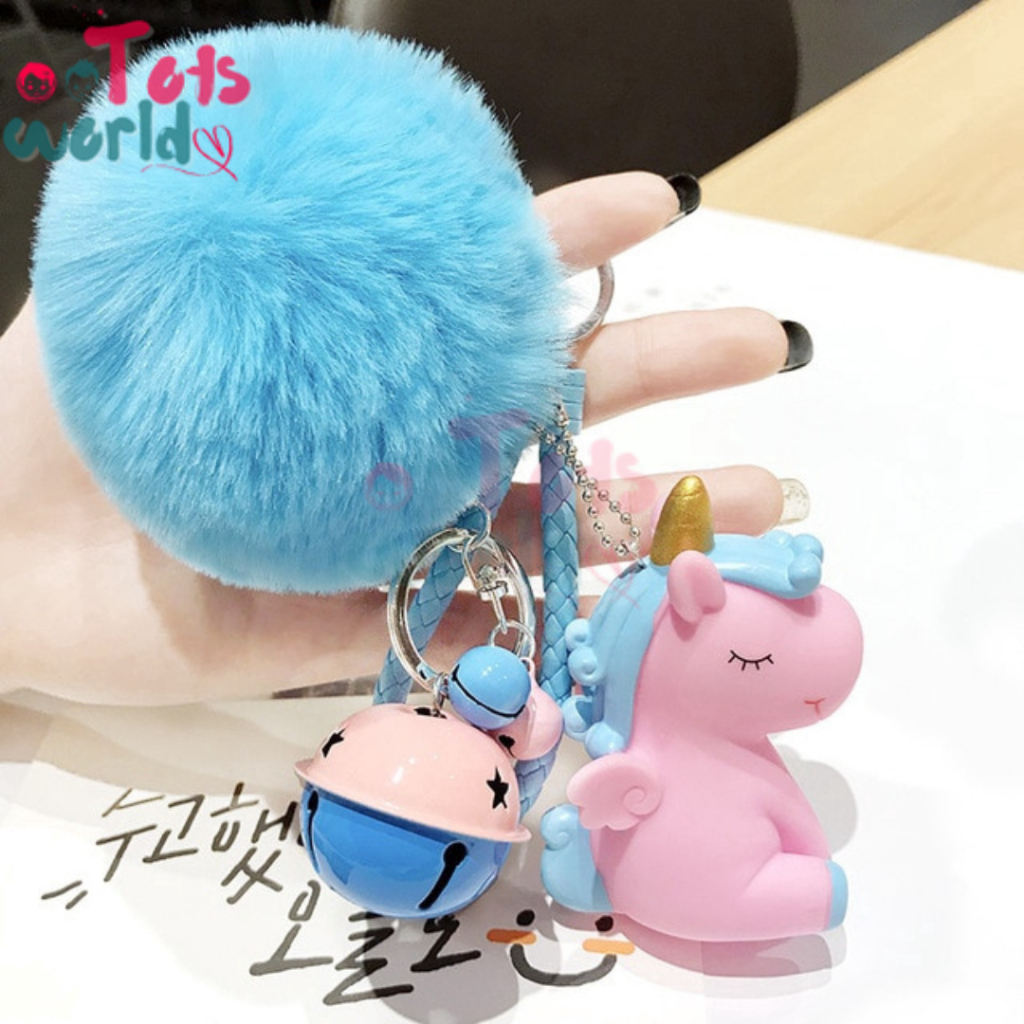 Jual Gantungan Kunci Unicorn keychain Tas Lucu gantungan kunci mobil ...