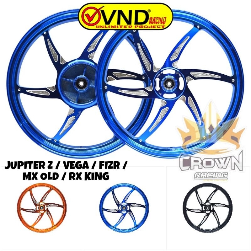 Jual Velg VND Six Star V2 Gen 2 Ring 17 Jupiter Z / Vega / FIZR / MX Old / RX King | Shopee ...