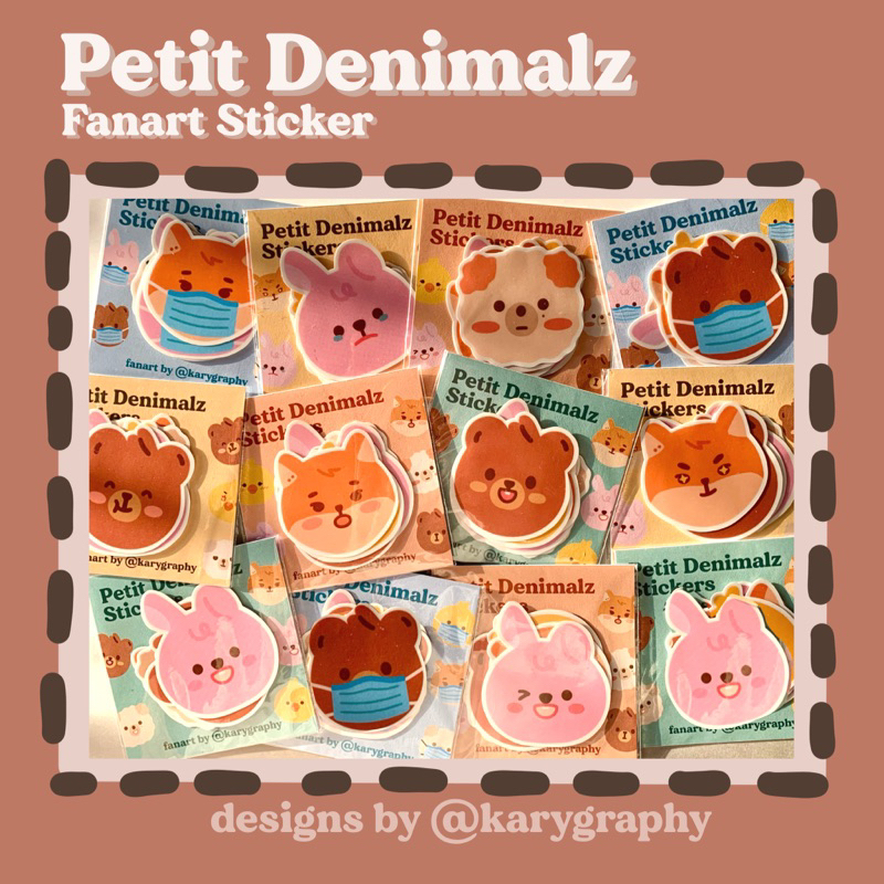 Jual DAY6 Petit Denimalz Fanart Sticker Set | Shopee Indonesia