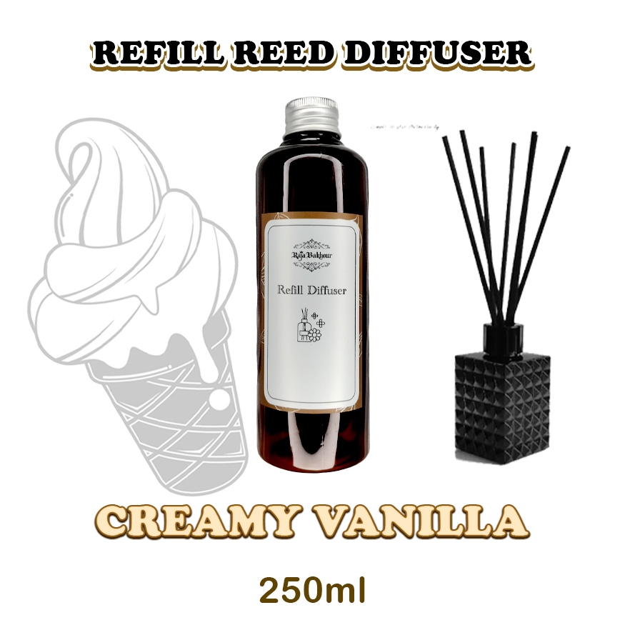 Jual Refill Reed Diffuser Aroma Vanilla 250ml Isi Ulang Pengharum ...