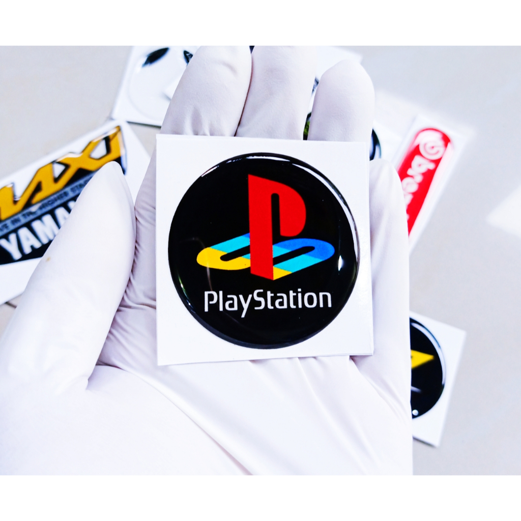Jual Stiker timbul PS PlayStation sticker emblem resin lentur | Shopee ...