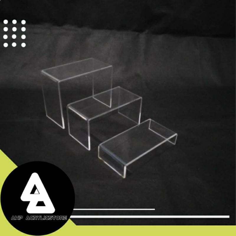 Jual Display Figure set isi 3pcs akrilik 2mm | Tatakan stand akrilik ...