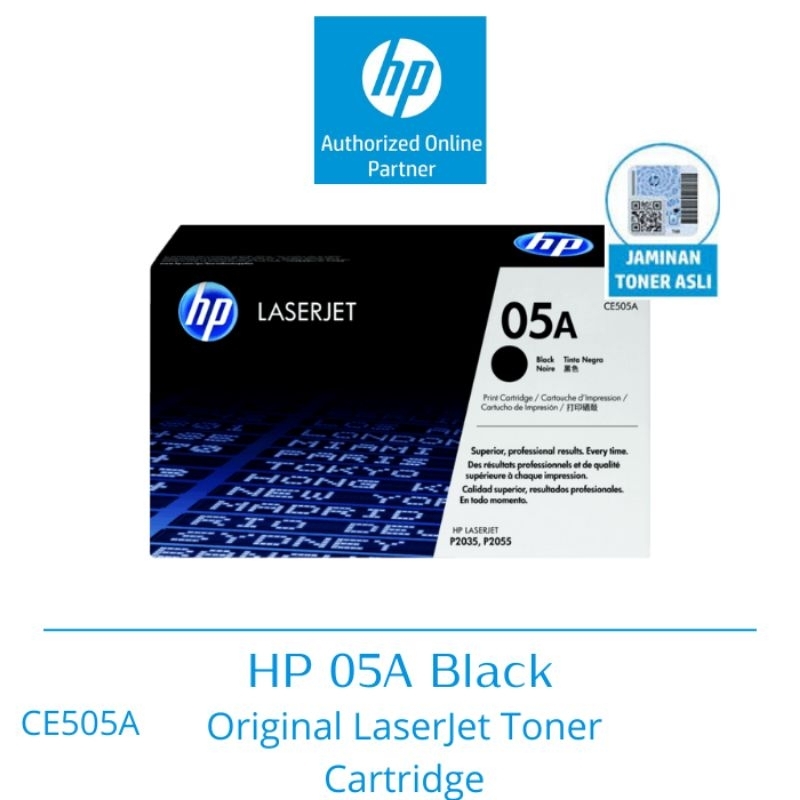 Jual HP 05A Original LaserJet Toner Cartridge | Shopee Indonesia