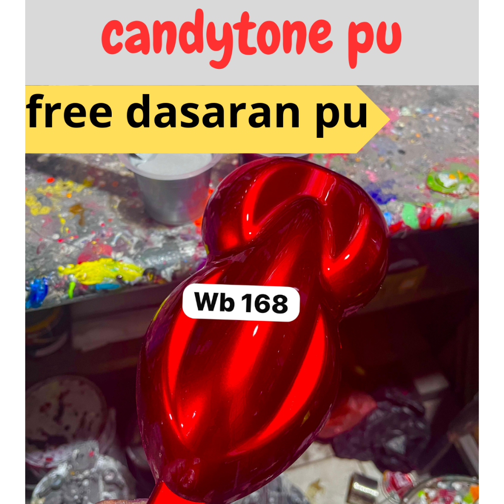 Jual cat candy tone red pu spesial/candytone red pu 100% polyuretane ...