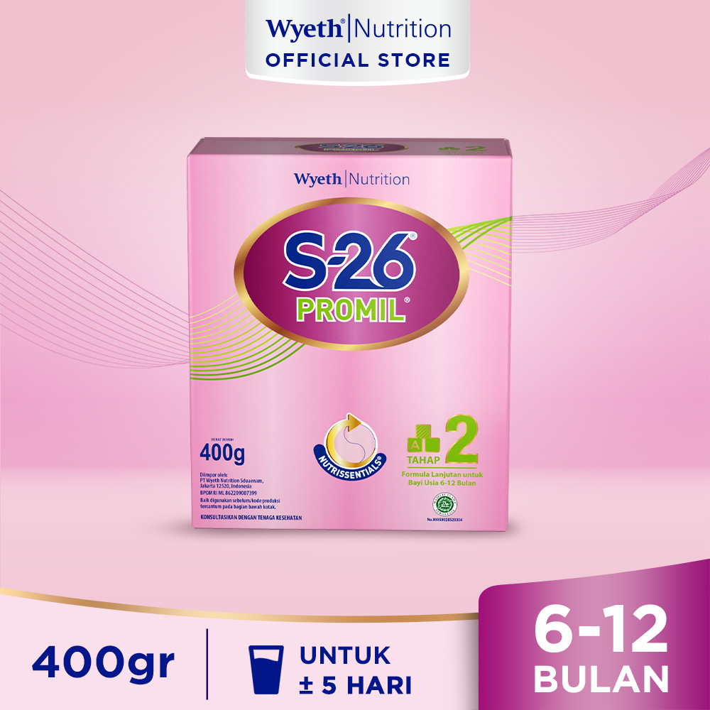 Jual S26 Promil Tahap 2 Susu Formula Lanjutan Usia 6-12 Box 400g ...