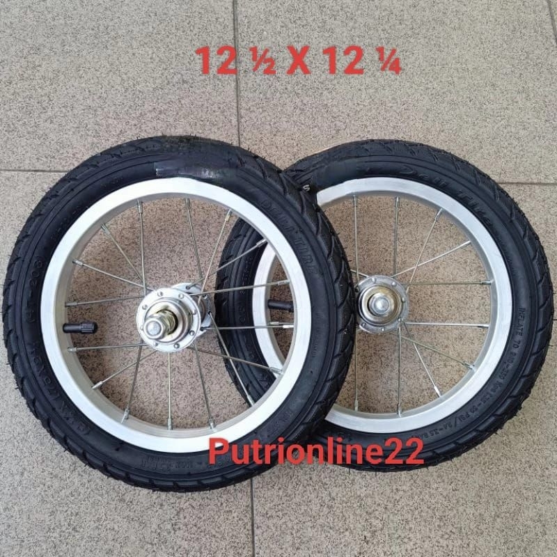 Jual VELEK SEPEDA SET BESERTA BAN LUAR UKURAN 12 INCH RODA SEPEDA 12 ...