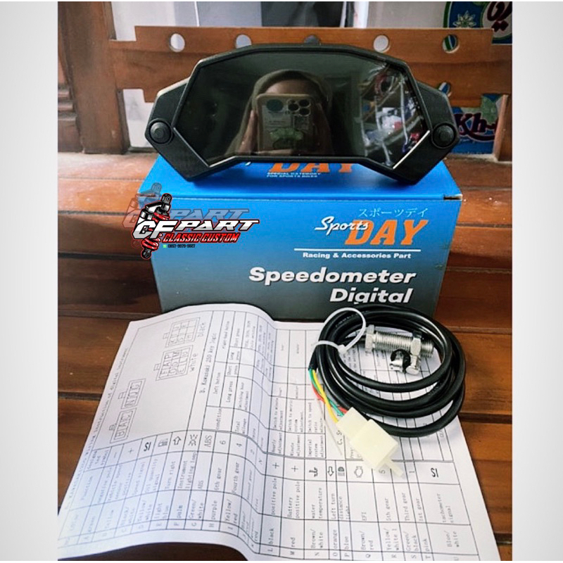 Jual Speedometer Ninja Mono Full dgital digital spido ninja Mono 250 fi ...