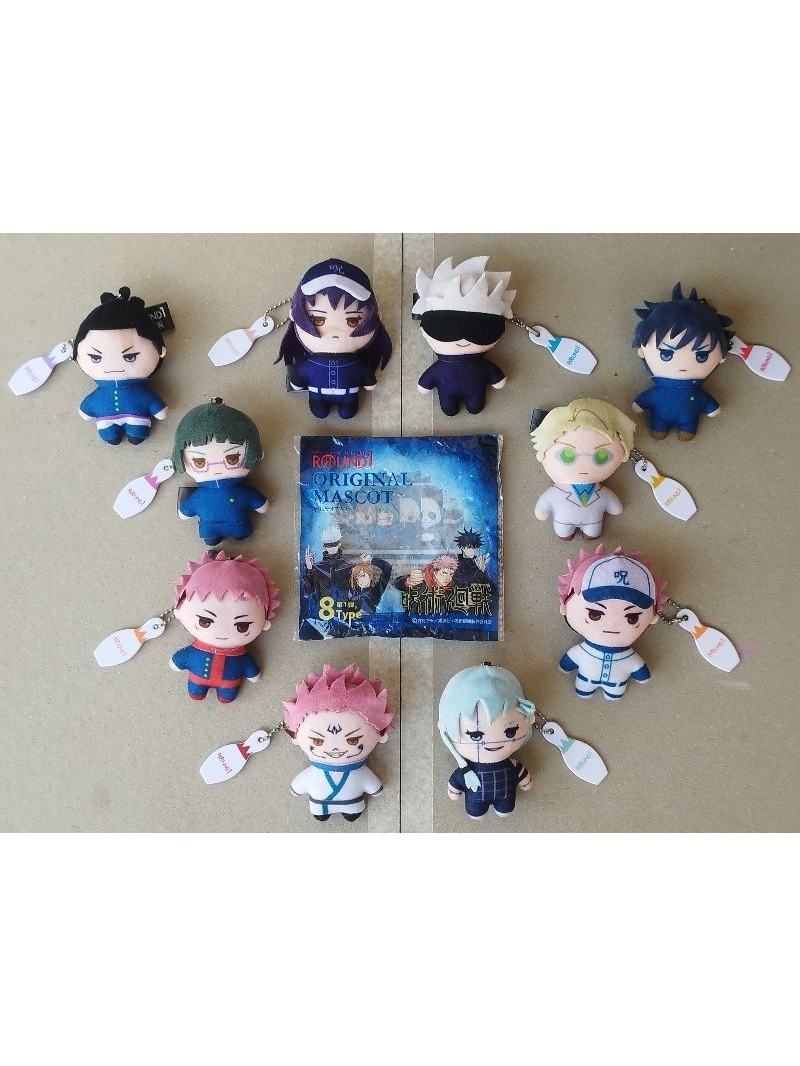Jual Round One Jujutsu Kaisen Plush Official || Keychain JJK Original ...