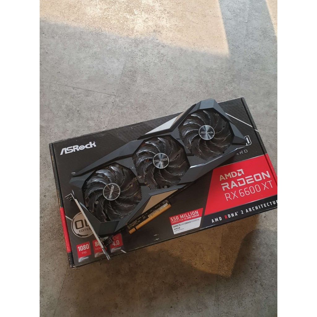 Jual ASROCK RX 6600 XT CHALLENGER PRO OC 8GB DDR6 128BIT RADEON VGA ...