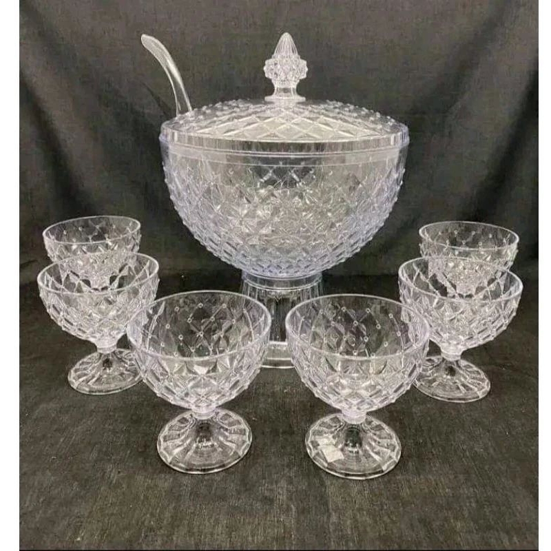 Jual Tempat/ Wadah Es Buah Akrilik(7pcs) | Shopee Indonesia
