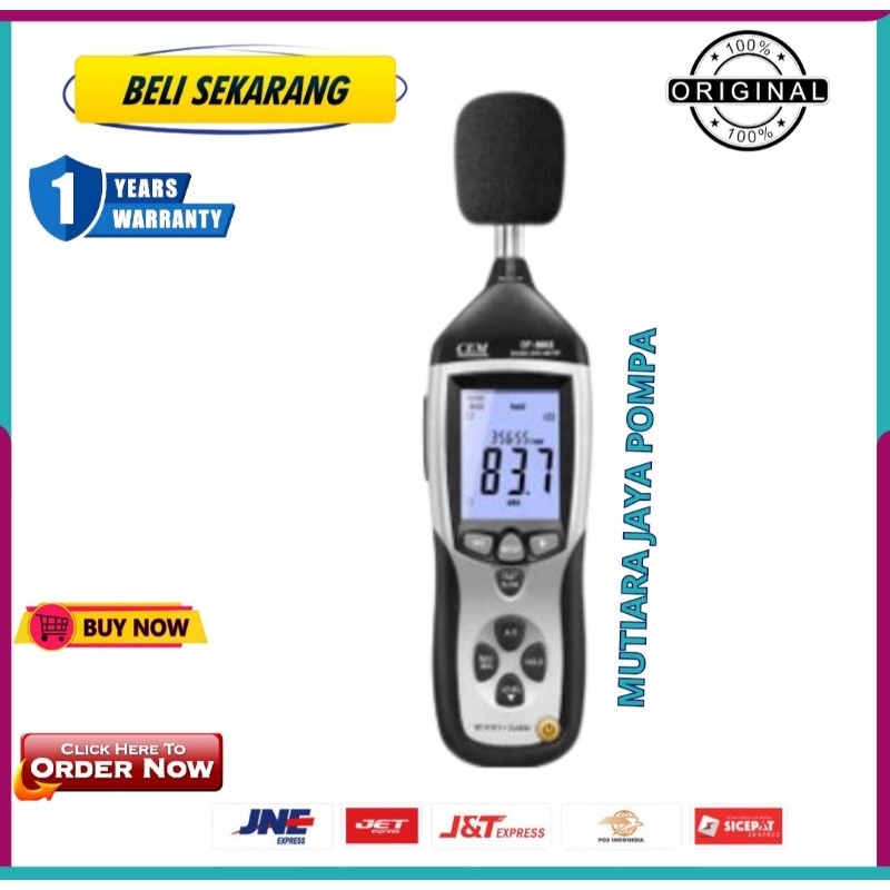Jual Sound Level Meter CEM Instruments DT-8852 Data Logger DT8852 ...