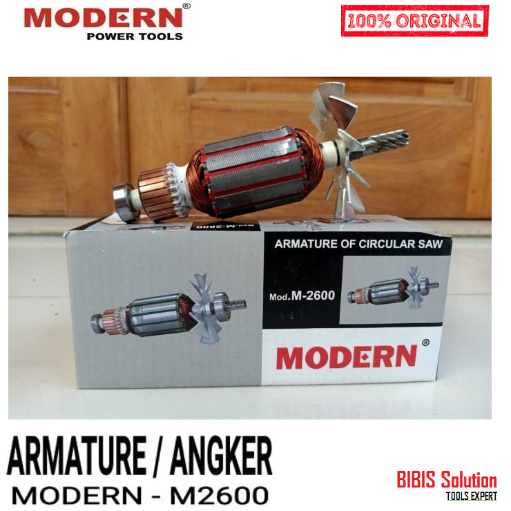 Jual MODERN Angker Circular Saw Modern M 2600 / Armature Mesin Gergaji ...