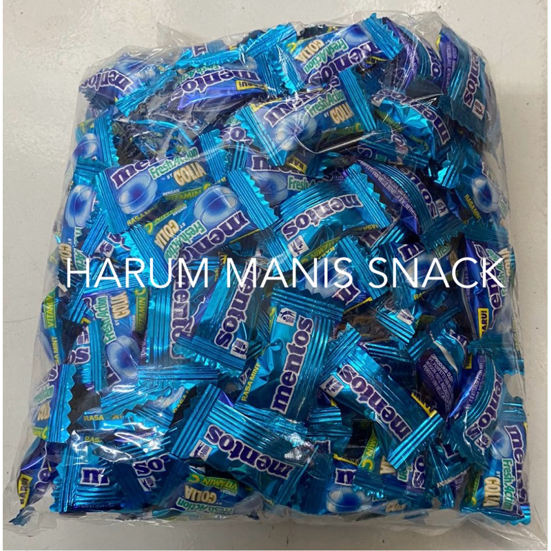 Jual Permen Mint Mentos by Golia Original pelega tenggorokan (pak ...