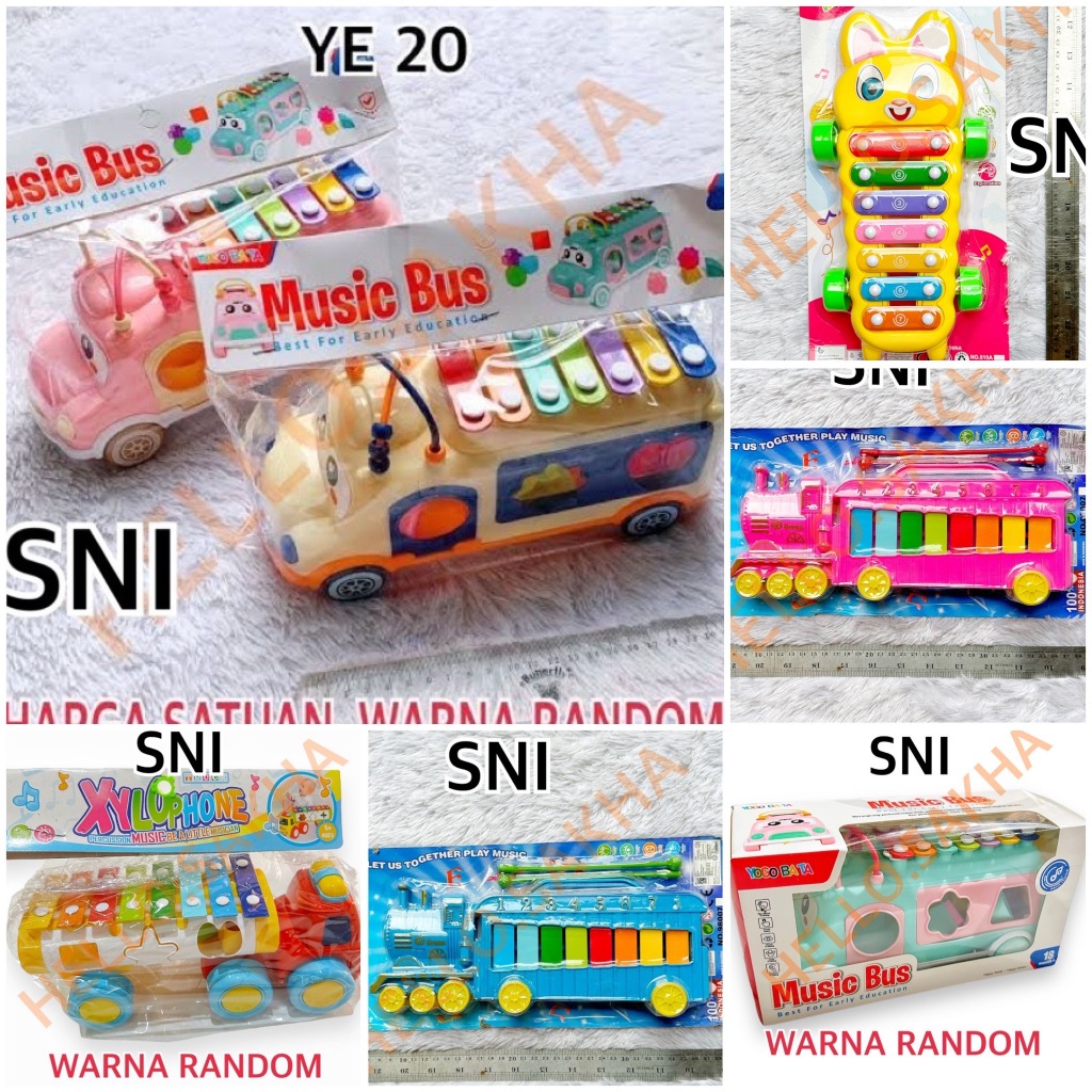 Jual (PRODUK BER-SNI) MAINAN YE 20 & 19 AU 01 MUSIC BUS MOBIL MOBILAN ...